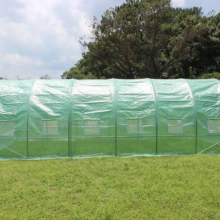 Оранжерия Tunnel Pro с 2 врати 6х4х2м с армиран найлон (24 кв.м ...